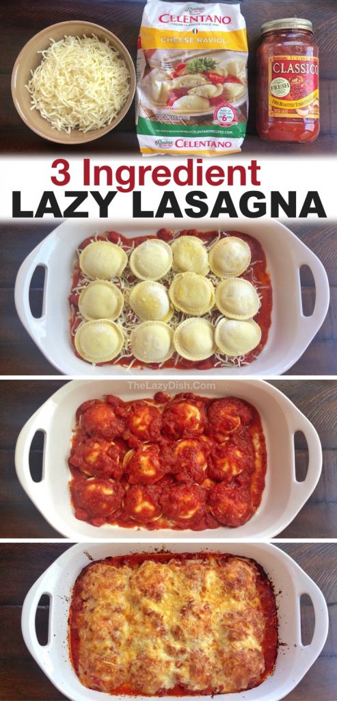 Lazy Lasagna - The Lazy Dish