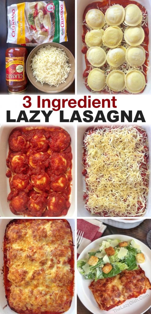 Lazy Lasagna - The Lazy Dish