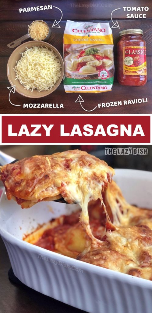 Lazy Lasagna - The Lazy Dish