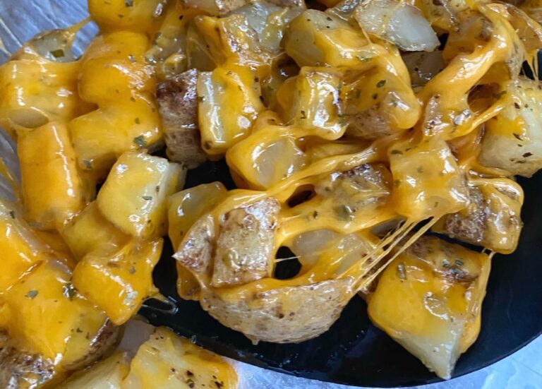 Oven Baked Cheesy Ranch Potatoes