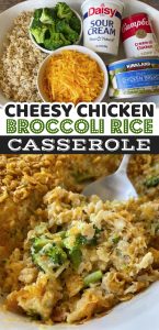 Cheesy Chicken Broccoli & Rice Casserole (Easy Family Dinner!)