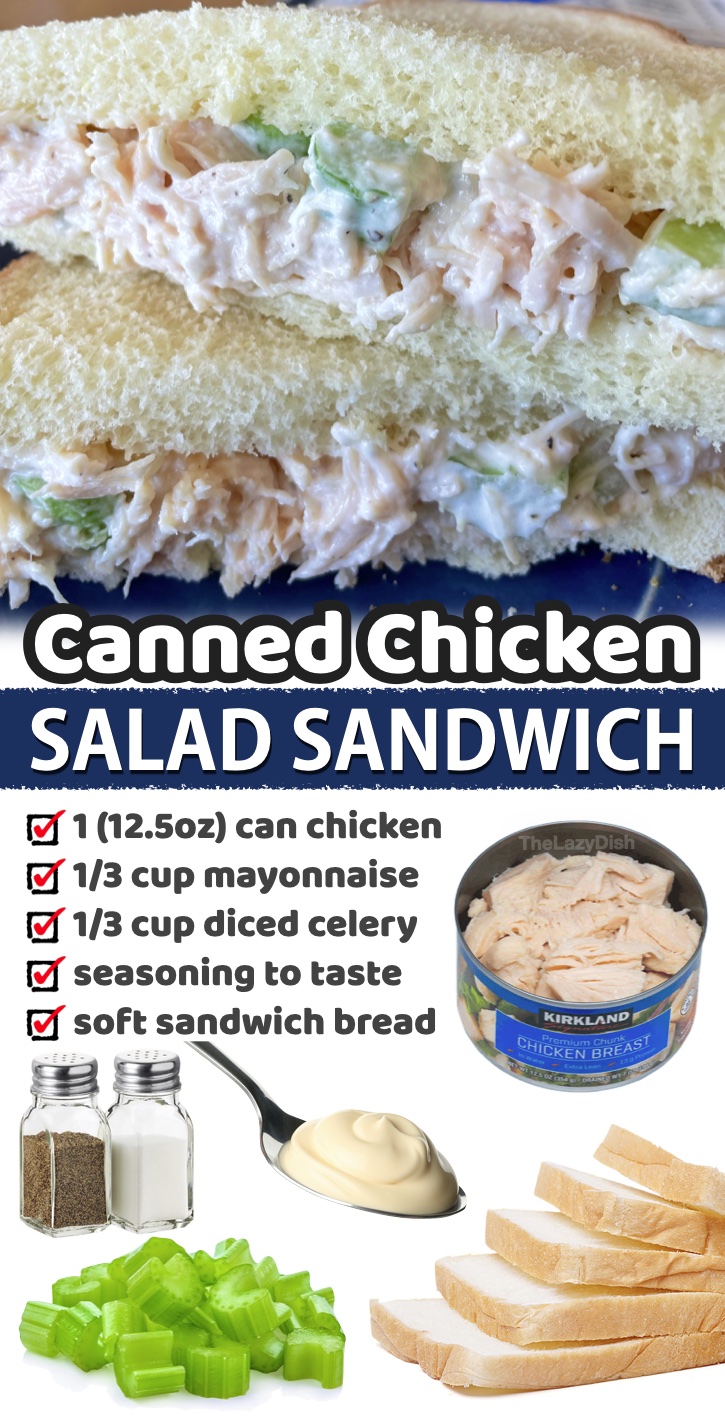 Simple Canned Chicken Salad Recipe At Timothy Lawerence Blog