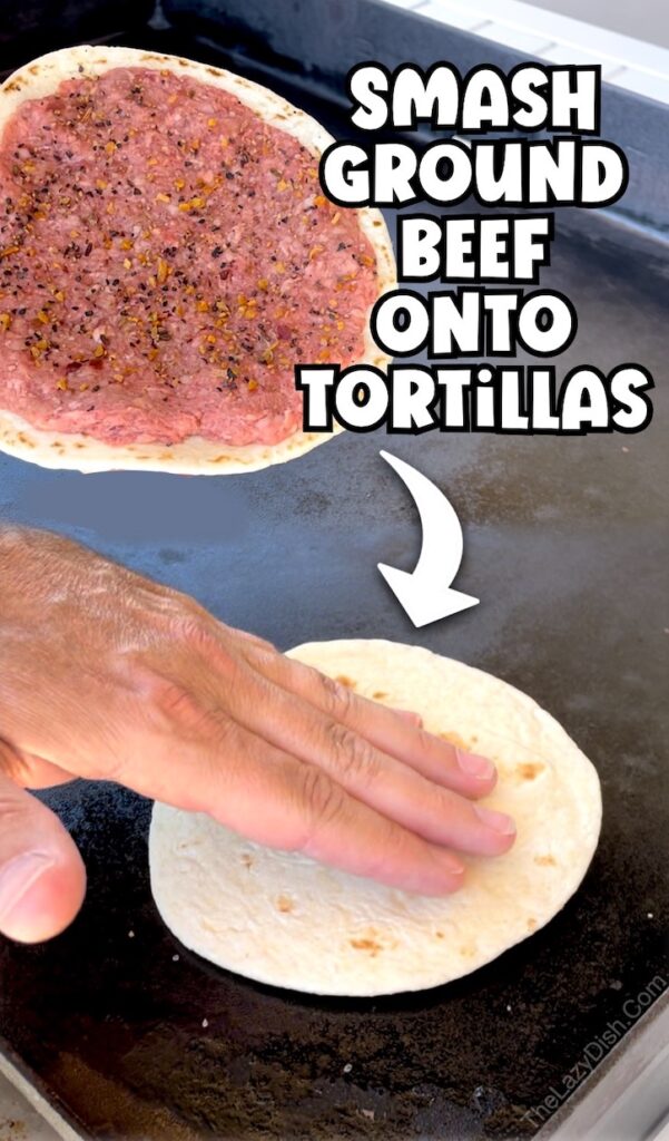 Smashed Cheeseburger Tacos