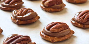 Chocolate Rolo Pretzel Bites