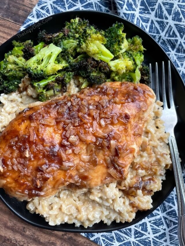 Lazy Day Creamy Chicken & Rice Dinner Casserole