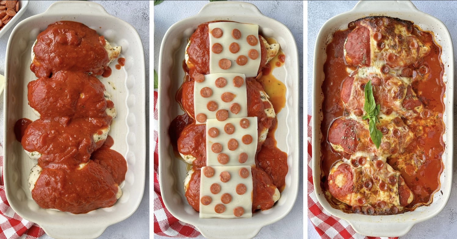 Chicken Pizza Bake