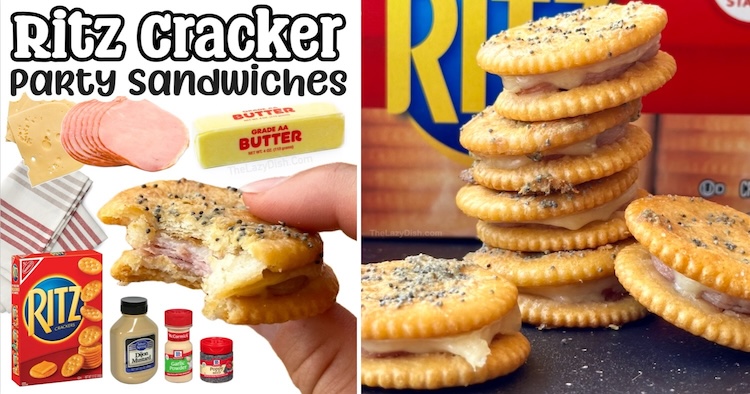 Ritz Cracker Party Sandwiches