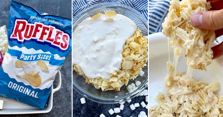 Ruffles Potato Chip Marshmallow Treats