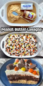 Chocolate Peanut Butter Lasagna (Easy No-Bake Dessert)