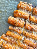 Crispy Parmesan Roasted Carrots