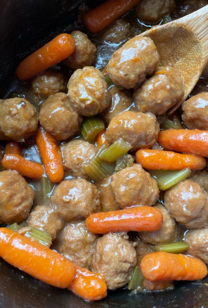 Easy Frozen Meatball Pot Roast | Slow Cooker Dinner Recipe