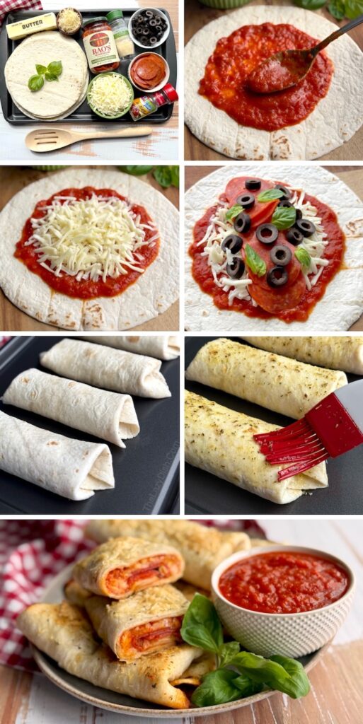 Pizza Burritos (Oven Baked or Air Fried)