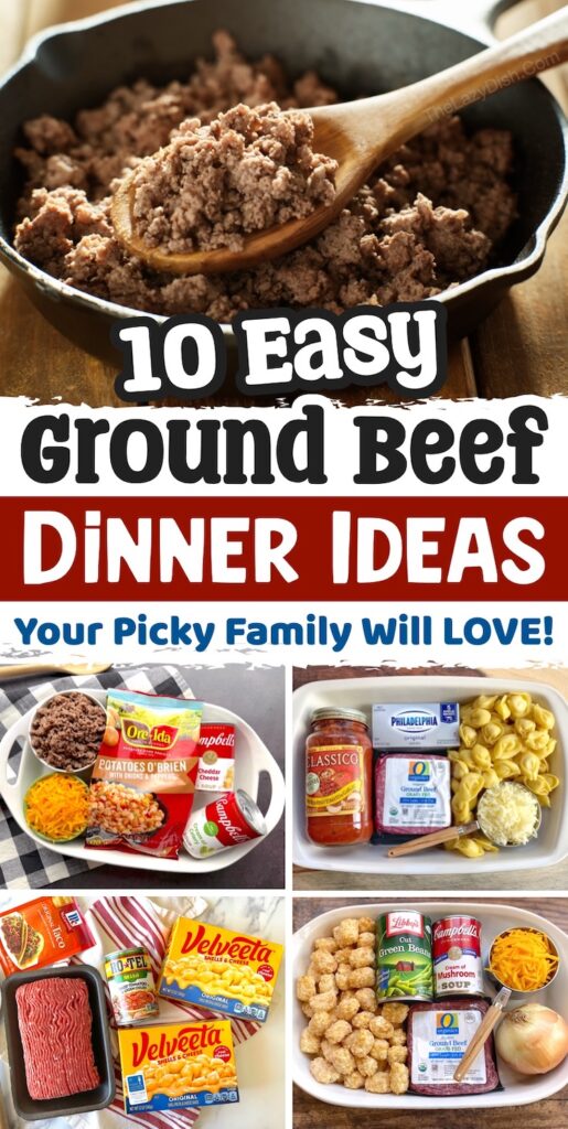 10 Lazy Ground Beef Dinner Ideas Your Family Will LOVE!