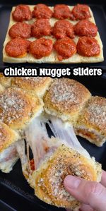 Easy Baked Chicken Nugget Sliders